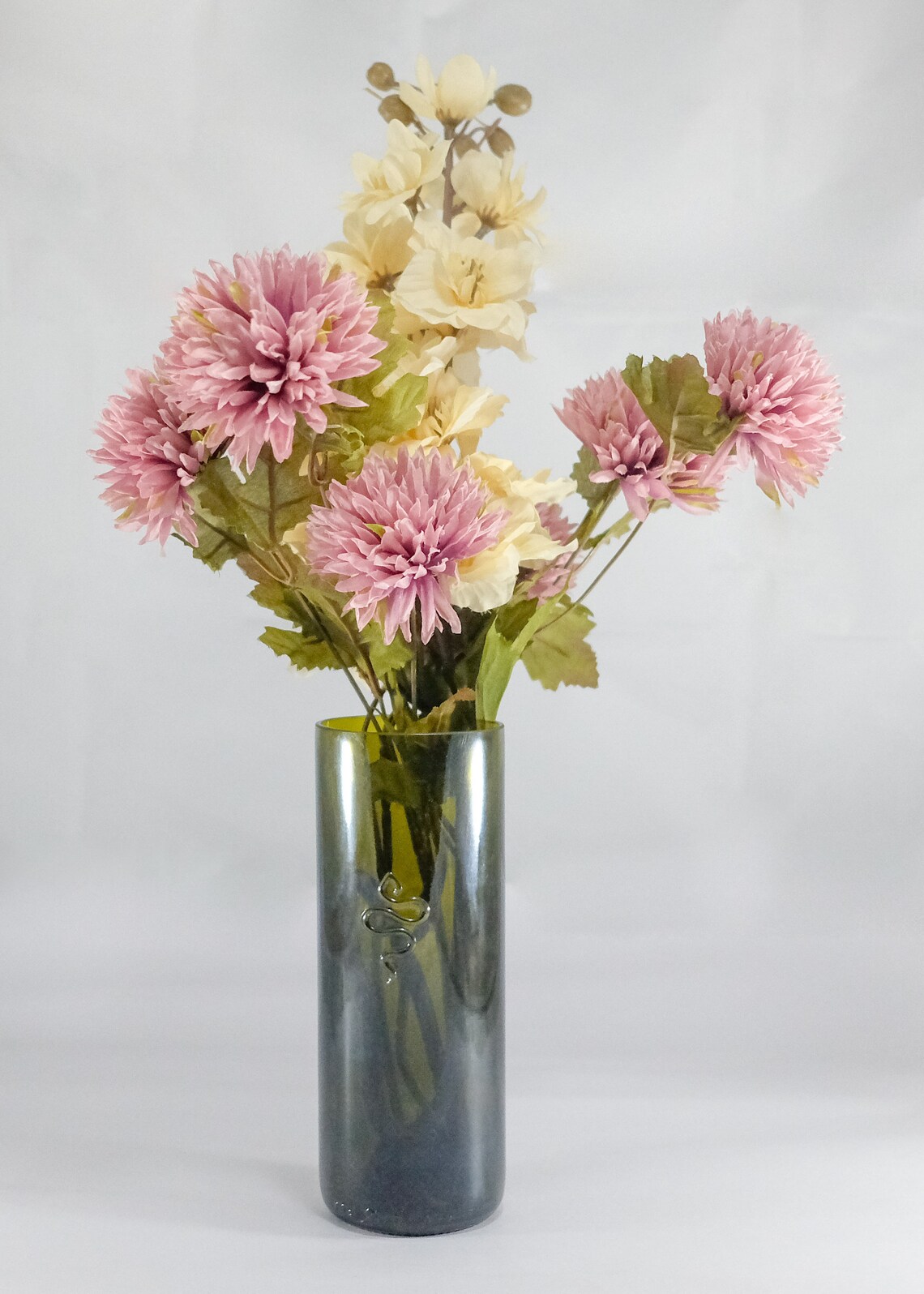 Flower Vase Made From Wine Bottle | Etsy