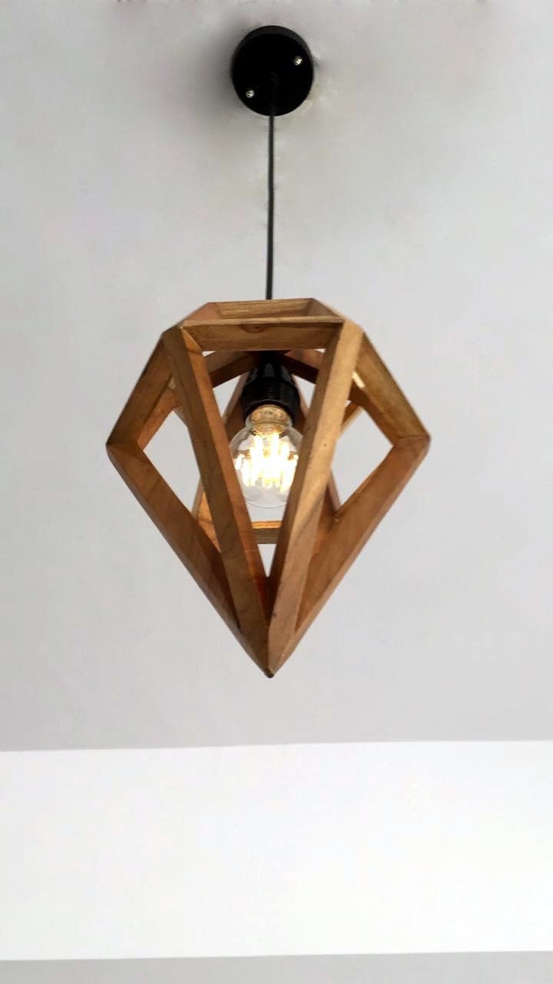 Diamond Pendant Lighting / Ceiling Pendant Light Made From | Etsy