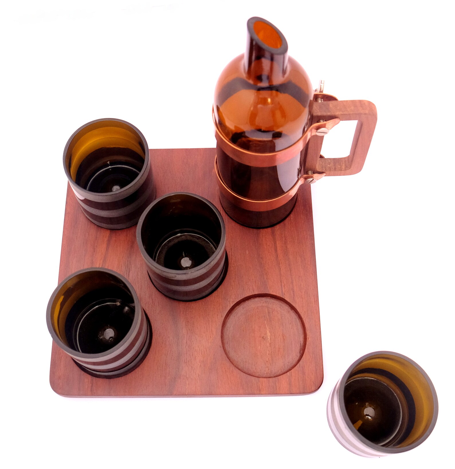 Water Jug Table Set With 10 Ounce 300 Ml Wine Bottle Glasses - Etsy