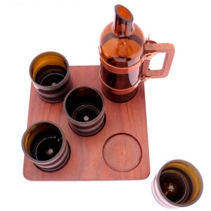 Water Jug Table Set With 10 Ounce | 300 Ml Wine Bottle Glasses ...