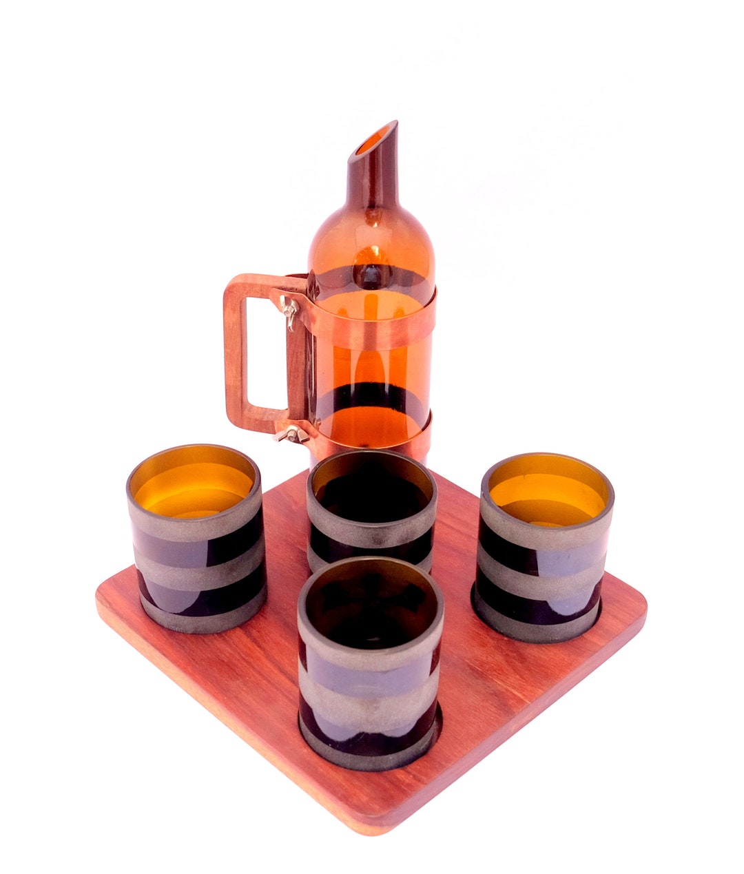 Water Jug Table Set With 10 Ounce | 300 Ml Wine Bottle Glasses ...
