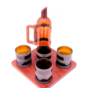 Water Jug Table Set With 10 Ounce | 300 Ml Wine Bottle Glasses ...