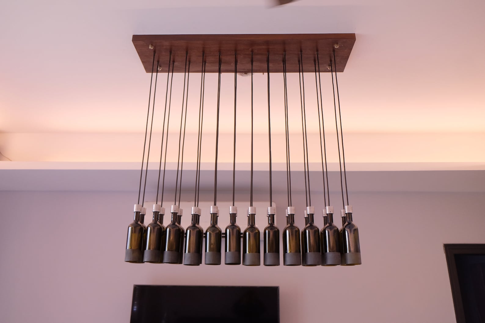 Wine Bottle Light Fixture Chandelier Lighting Bottle | Etsy