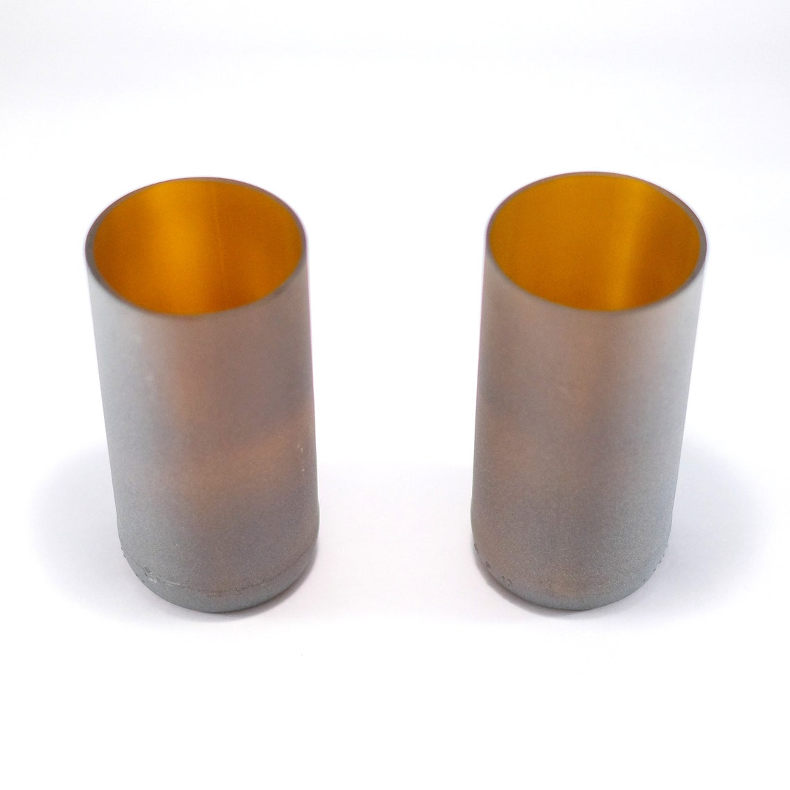 Amber 7 Oz | 200 Ml Beer Bottle Cut Frosted Everyday Glass Cups | Juice ...