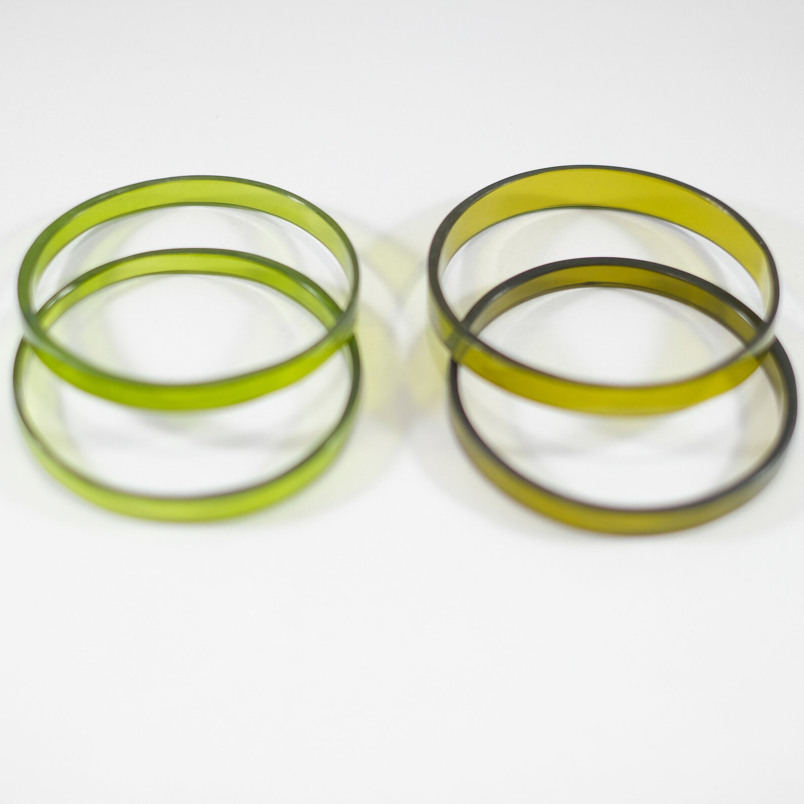 OLIVE & GREEN BANGLE Made From Wine Bottles - Etsy