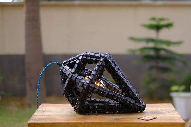 PENDANT - FLOOR - TABLE Lamp Made From Recycled Computer Keyboards - Etsy