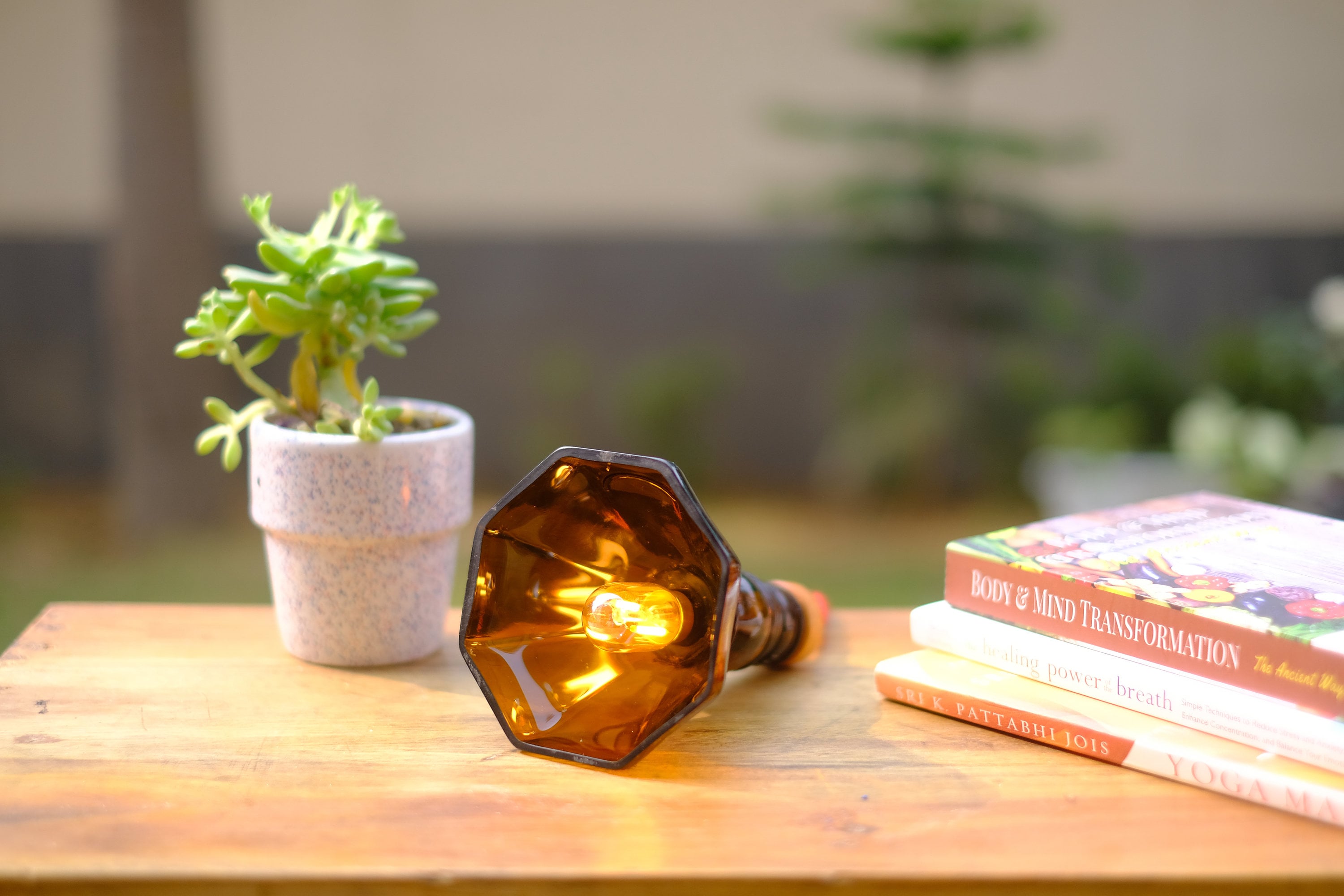 AMBER WHISKEY BOTTLE Table Lamp Light with Uk North American | Etsy