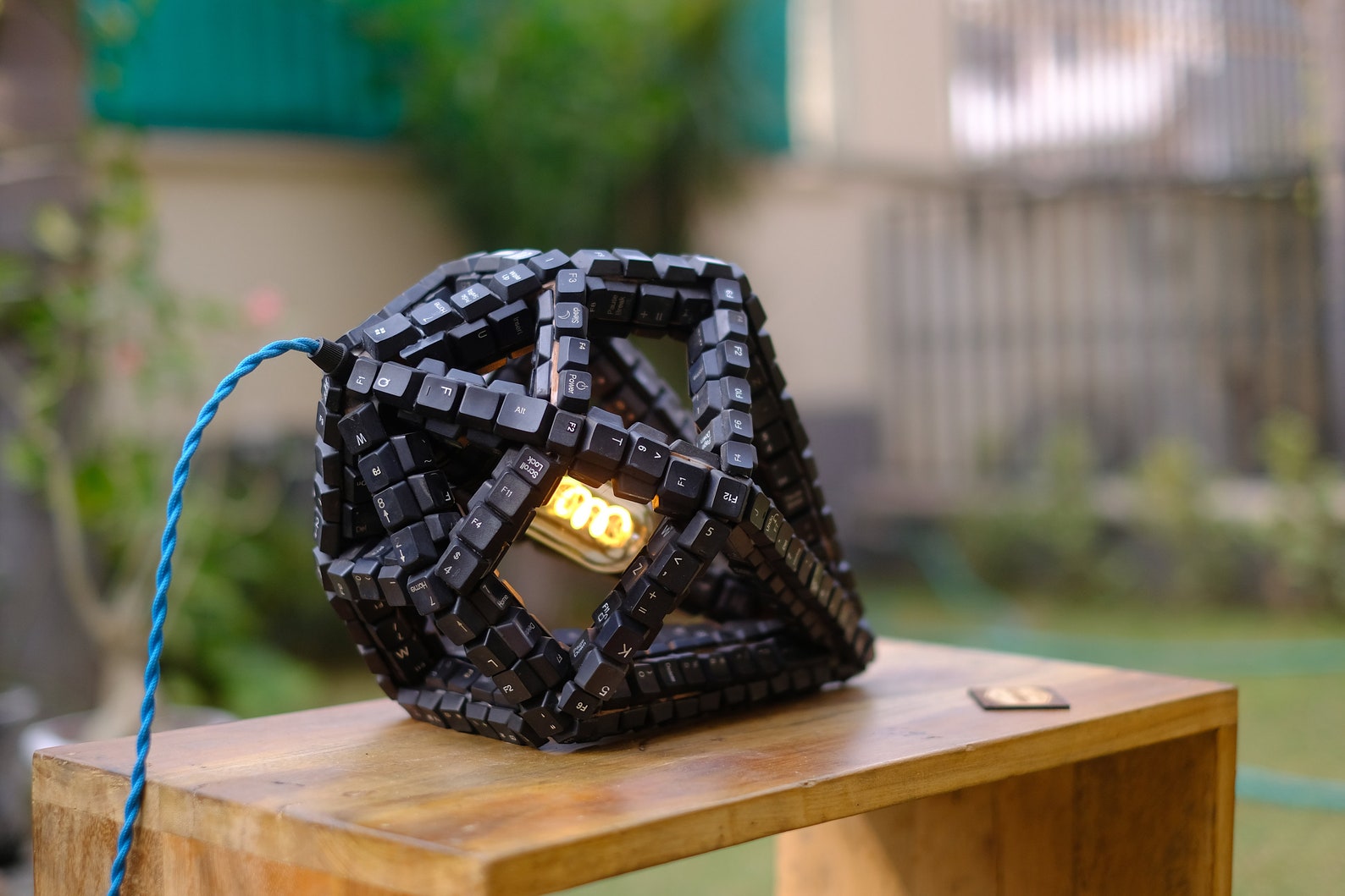 PENDANT - FLOOR - TABLE Lamp Made From Recycled Computer Keyboards - Etsy