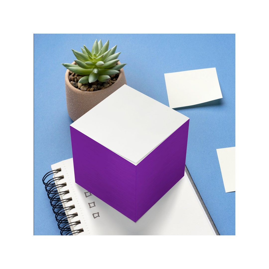 Purple Post-it Notes Cube - Etsy