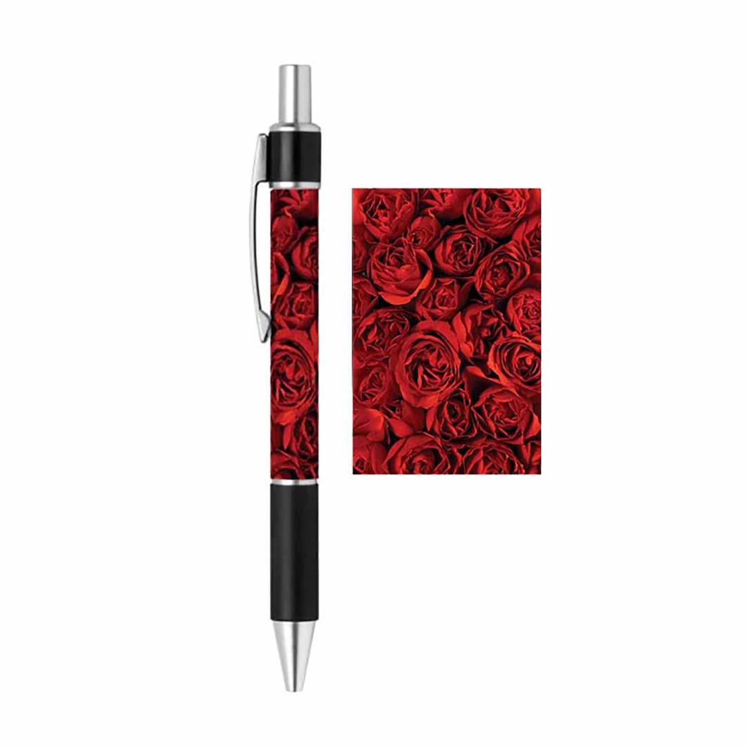 Red Roses Writing Ink Pen - Etsy