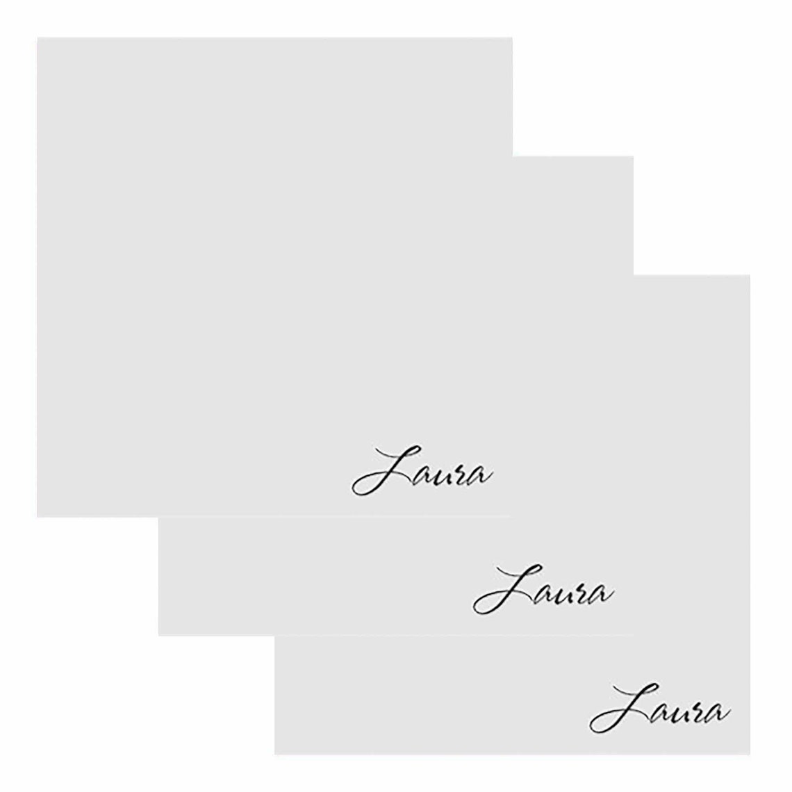 Personalized Name GRAY Sticky Notes Set of 3 - Etsy