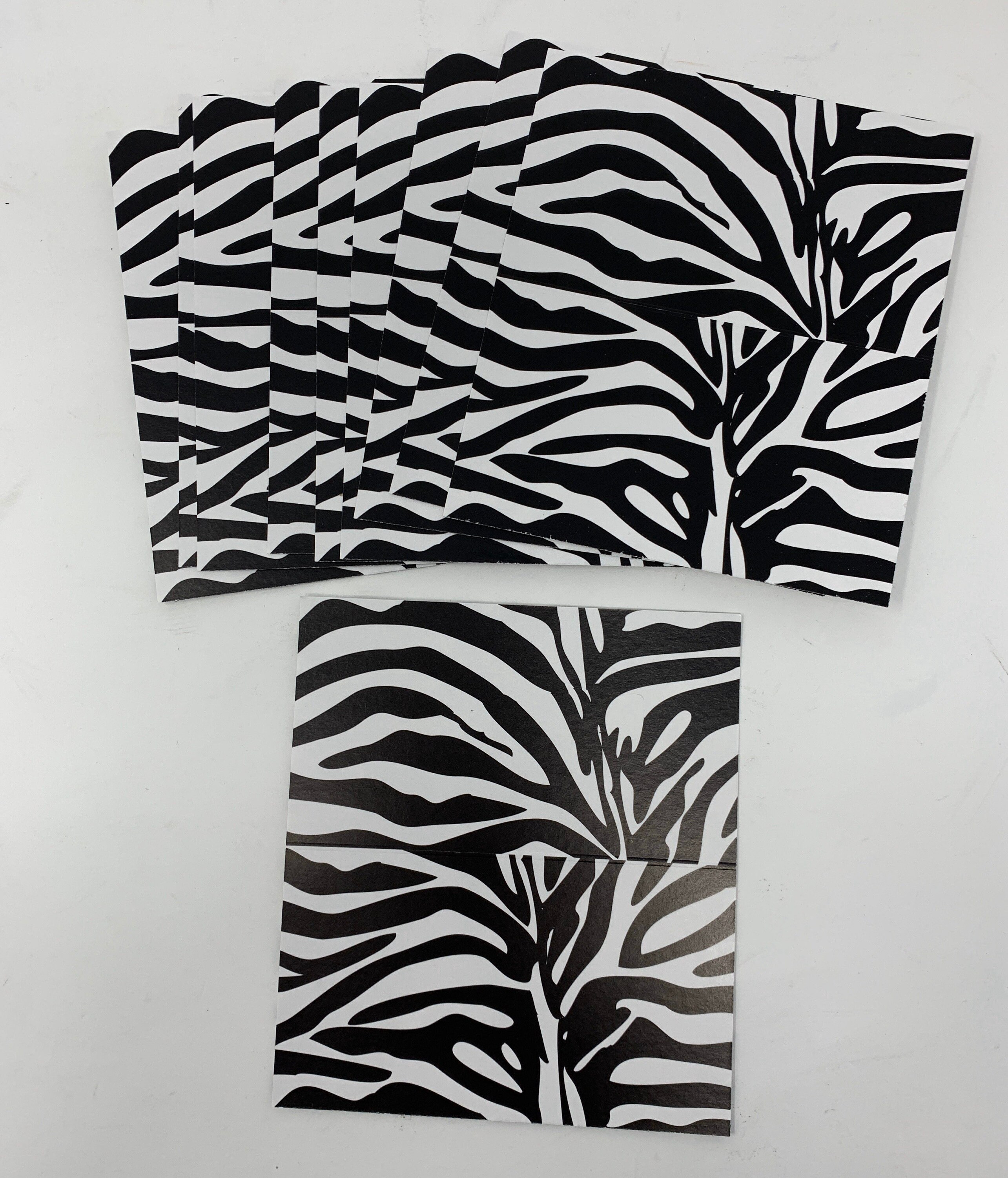 Zebra Print Place Cards With Table Number - Etsy