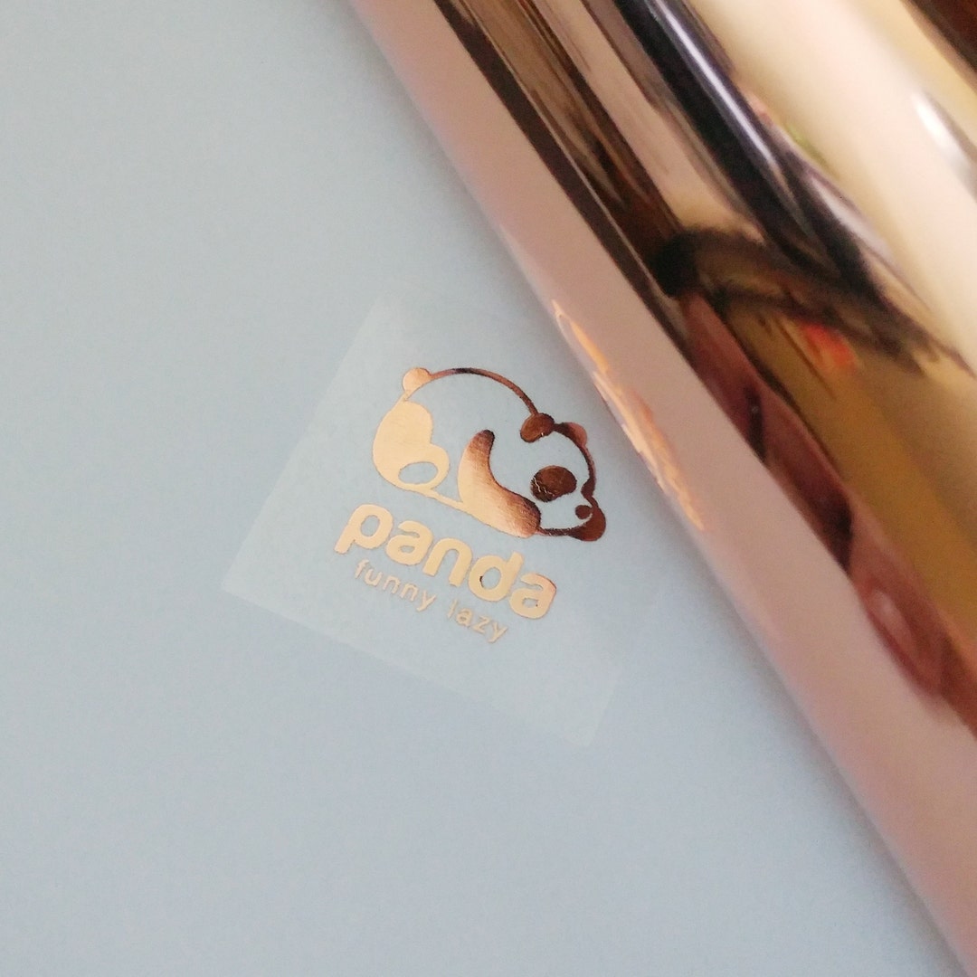 48 Custom Foiled Logo Stickers: 1.5" Square Business Labels - Etsy