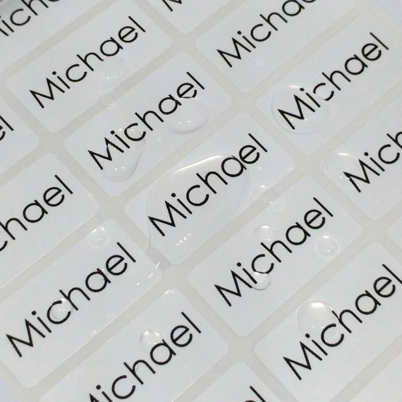 Waterproof Medium Size White Color Sticker for Daycare - Etsy