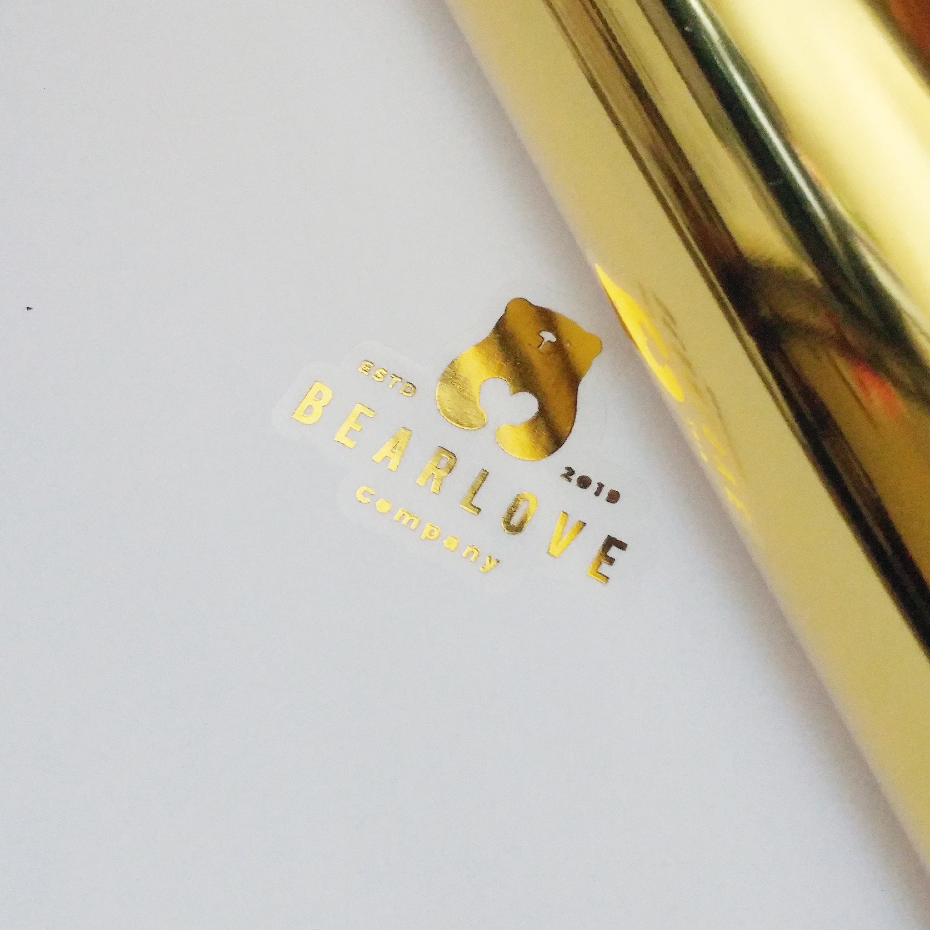 Laminated Foiled Labels Logo Stickers Business Labels - Etsy