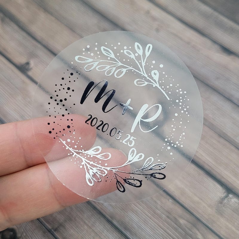 Custom Clear Stickers - Etsy