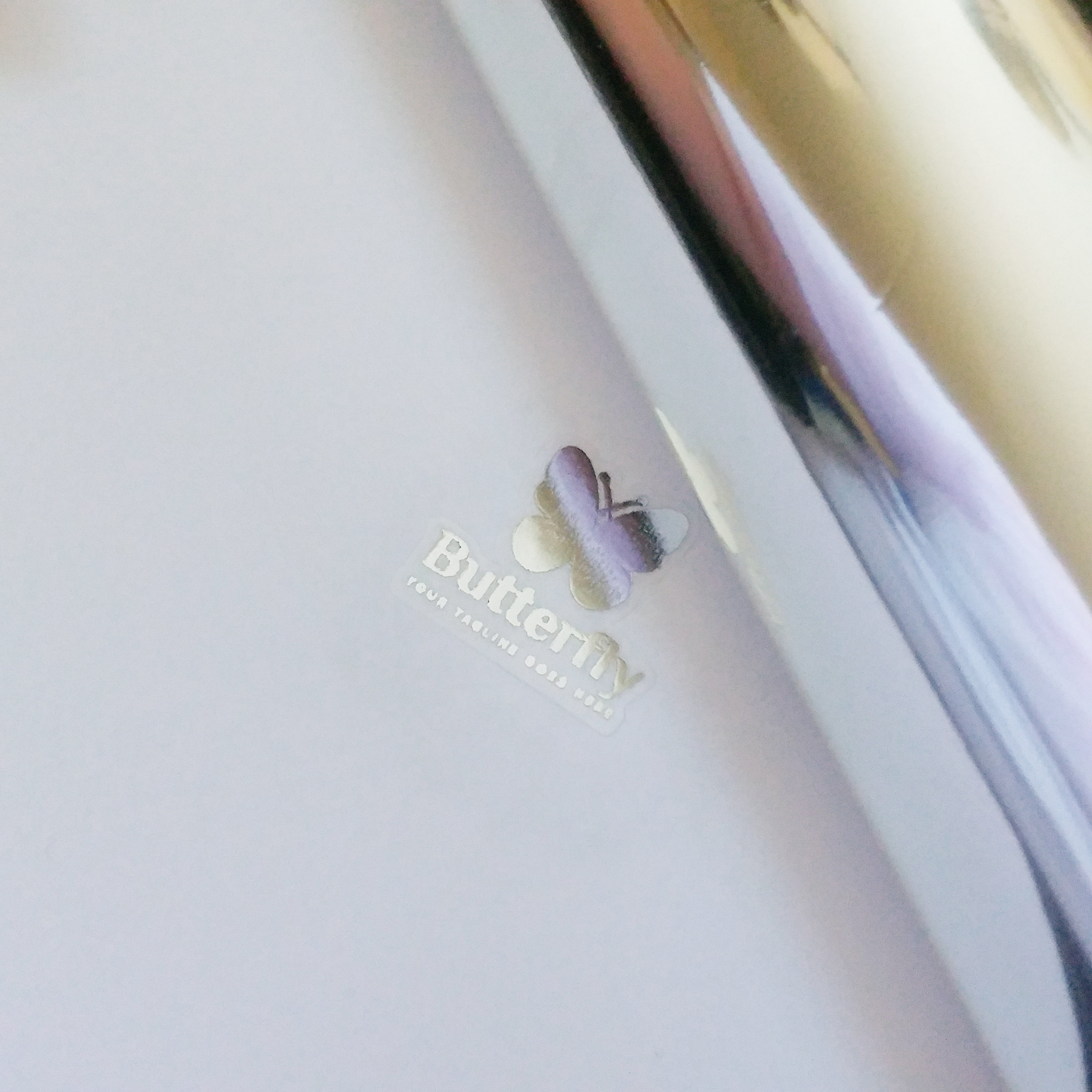 Laminated Foiled Labels Logo Stickers Business Labels - Etsy