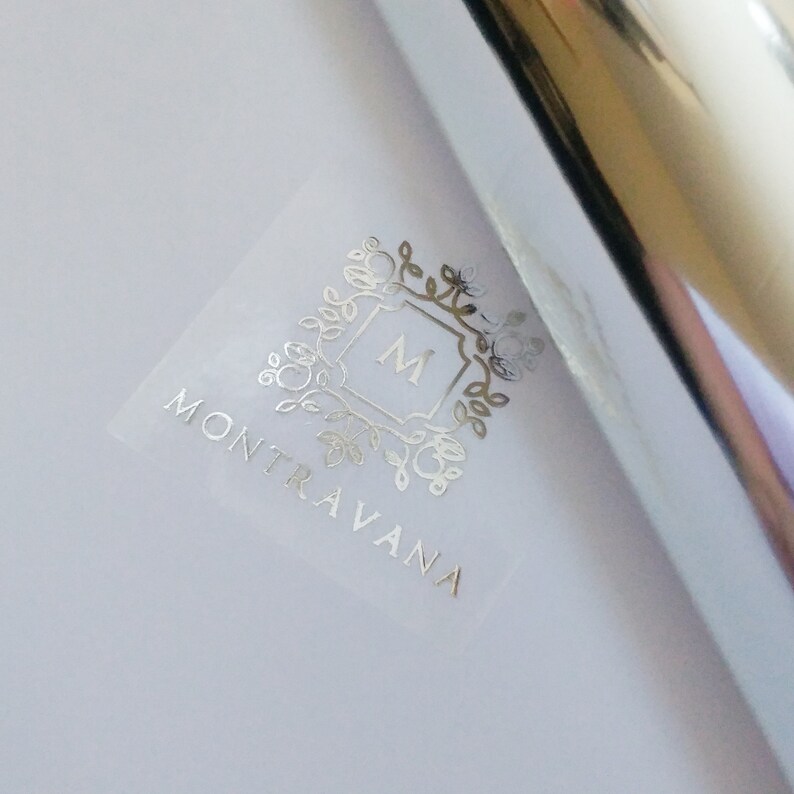 Custom 3 Inch Square Clear Stickers: Logo Labels - Etsy