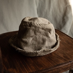 Natural Grey Hat CLAY. Linen Hat Organic Eco Friendly Cap Handmade ...
