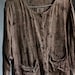 Naturally Dyed Splotchy Sackcloth LITTLE CARDI. Linen Women Clothing ...