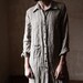 Mens Linen Shirt Duster FOREST. Linen Mens Clothing Natural Grey Undyed ...
