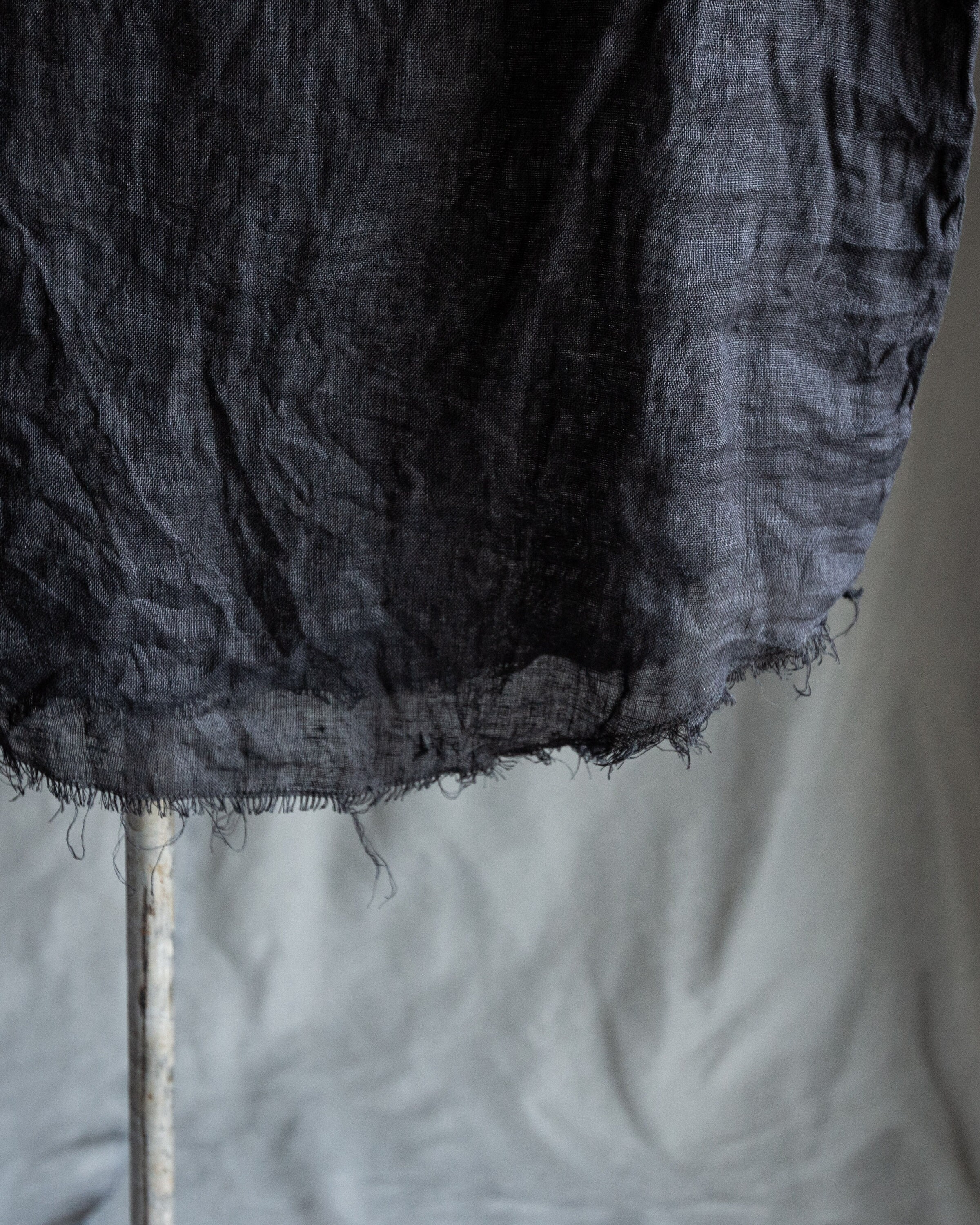 Womens linen t-shirt INK. Women's linen clothing black | Etsy