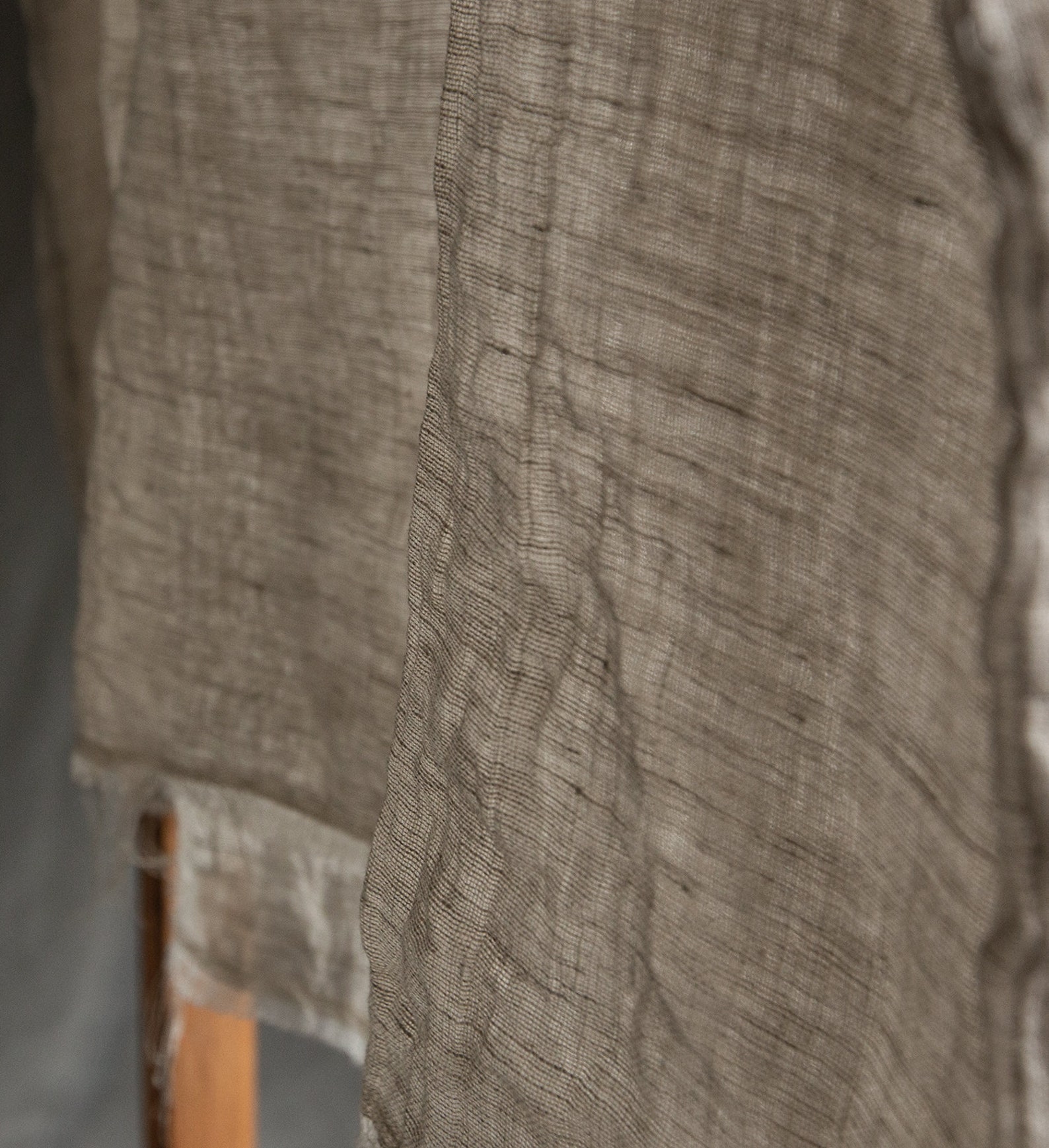 Natural Grey Linen Gauze Top WATER. Linen Women's Clothing | Etsy