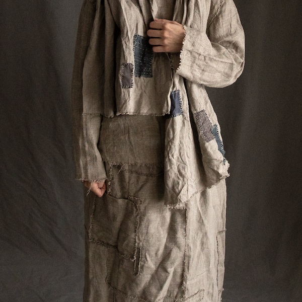 Linen Patchwork - Etsy