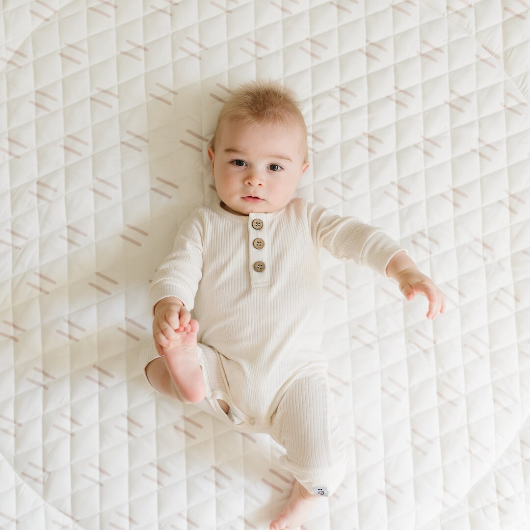 Large Round Baby Play Mat, 43-inch Padded Nursery Decor - Etsy