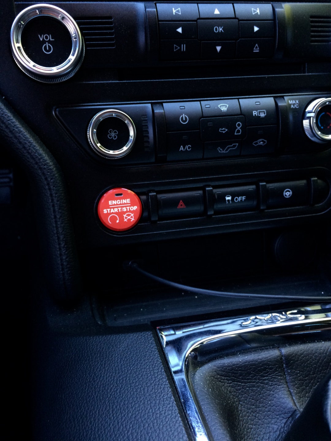 2015+ Mustang V6/EB/GT, Push Button Decal (GT350 Style), Eleanor, GT500 ...