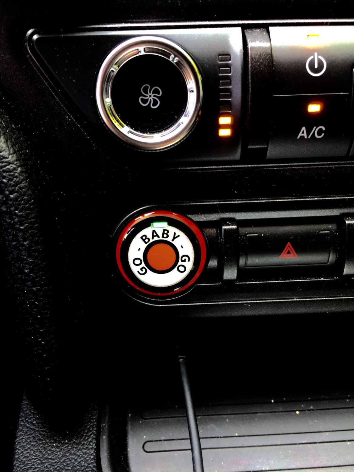2015+ Mustang V6/EB/GT Push Button Decal (go Baby Go! V2), GT500 ...
