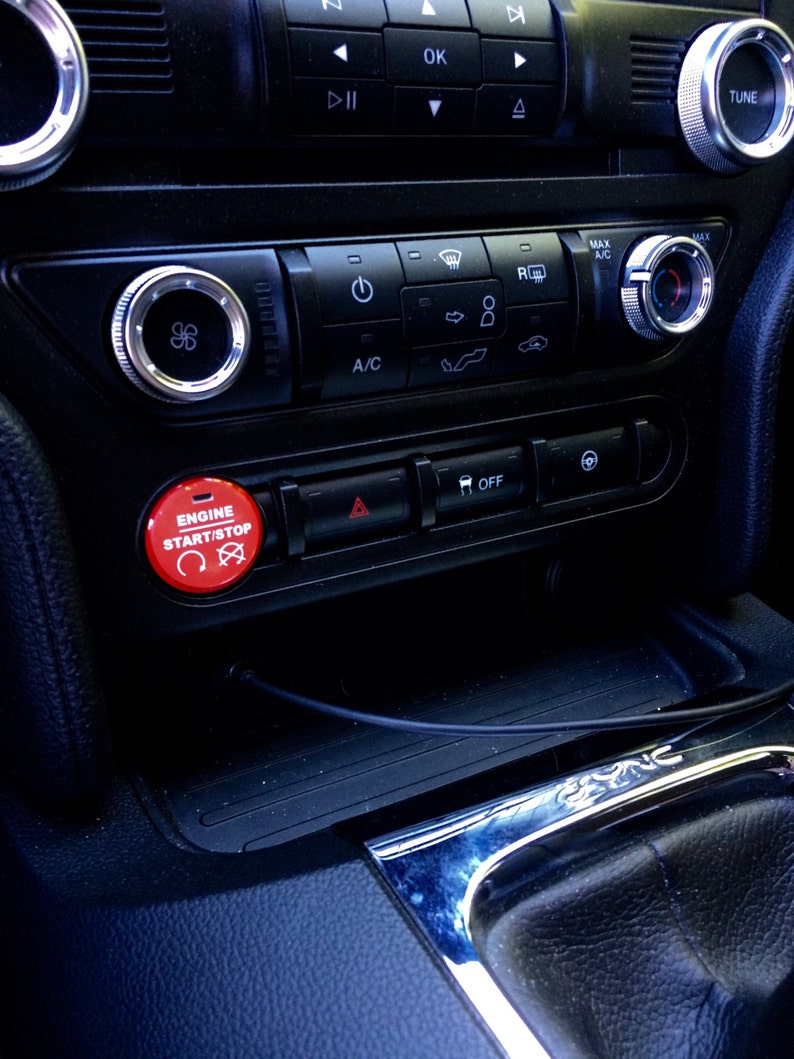 2015+ Mustang V6/EB/GT, Push Button Decal (GT350 Style), Eleanor, GT500 ...