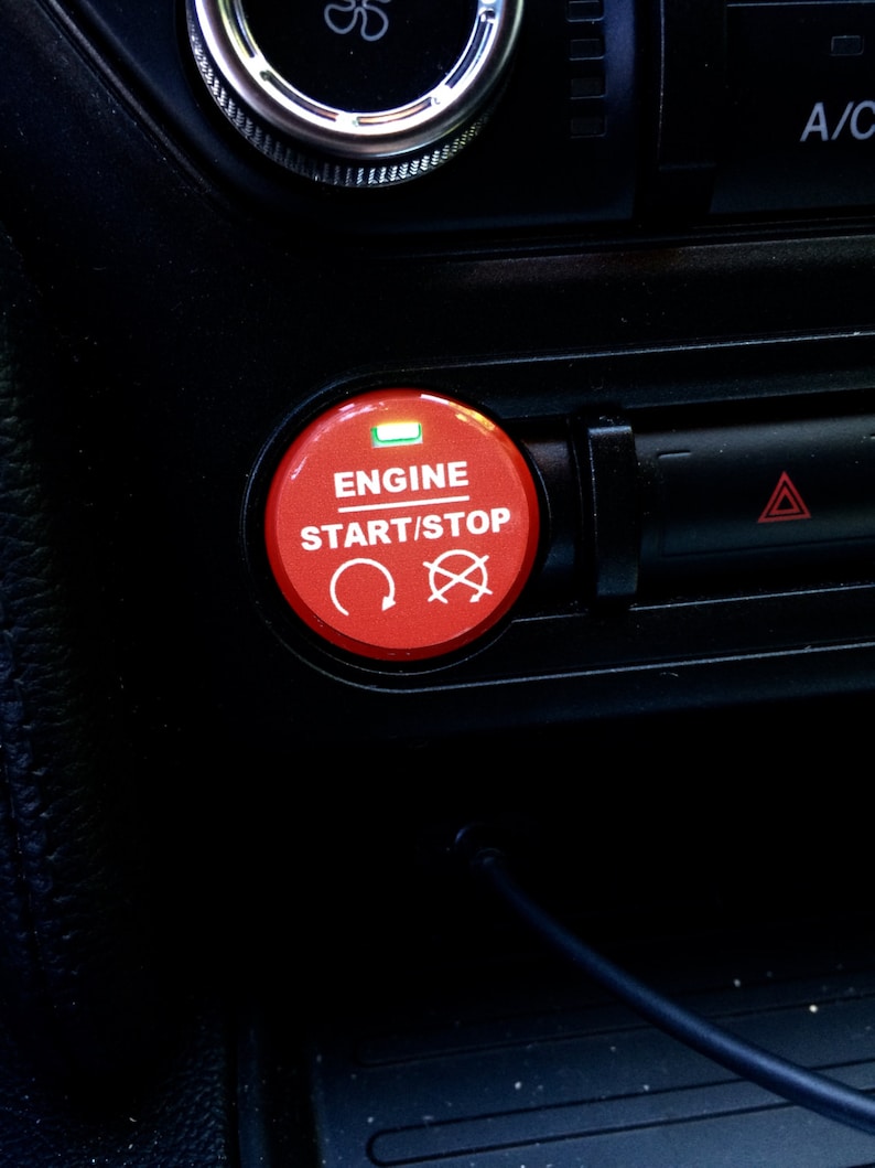 2015+ Mustang V6/EB/GT, Push Button Decal (GT350 Style), Eleanor, GT500 ...