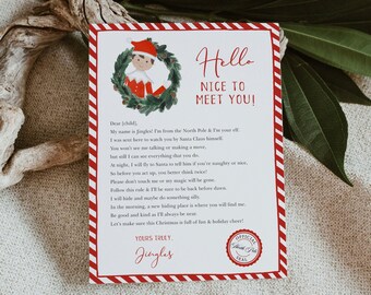 New Girl Elf Letter - Etsy