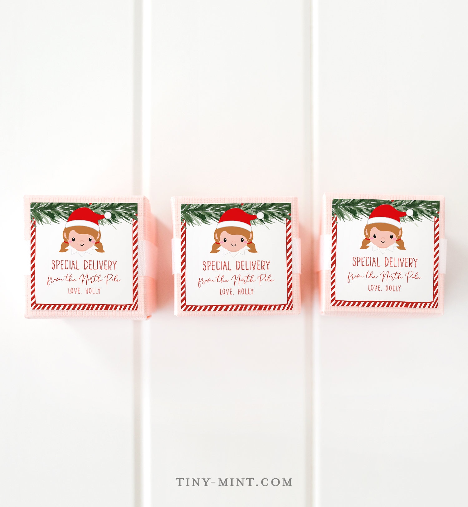 Elf Gift Tag Template Printable Elf Favor Tag Instant - Etsy