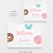 Donut Welcome Sign Template, Printable Baby Shower / Bridal Shower ...