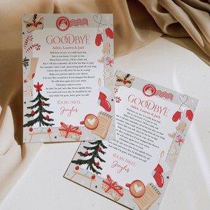 Goodbye Letter From Elf, Elf Departure Note, Farewell Elf Note, Poem ...