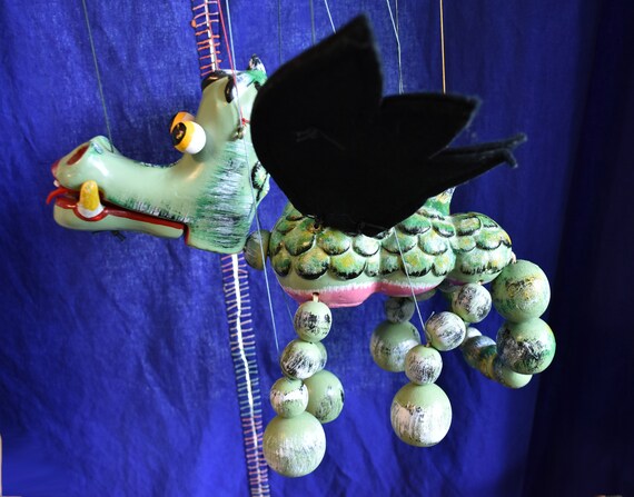 String Marionette Puppet Dragon