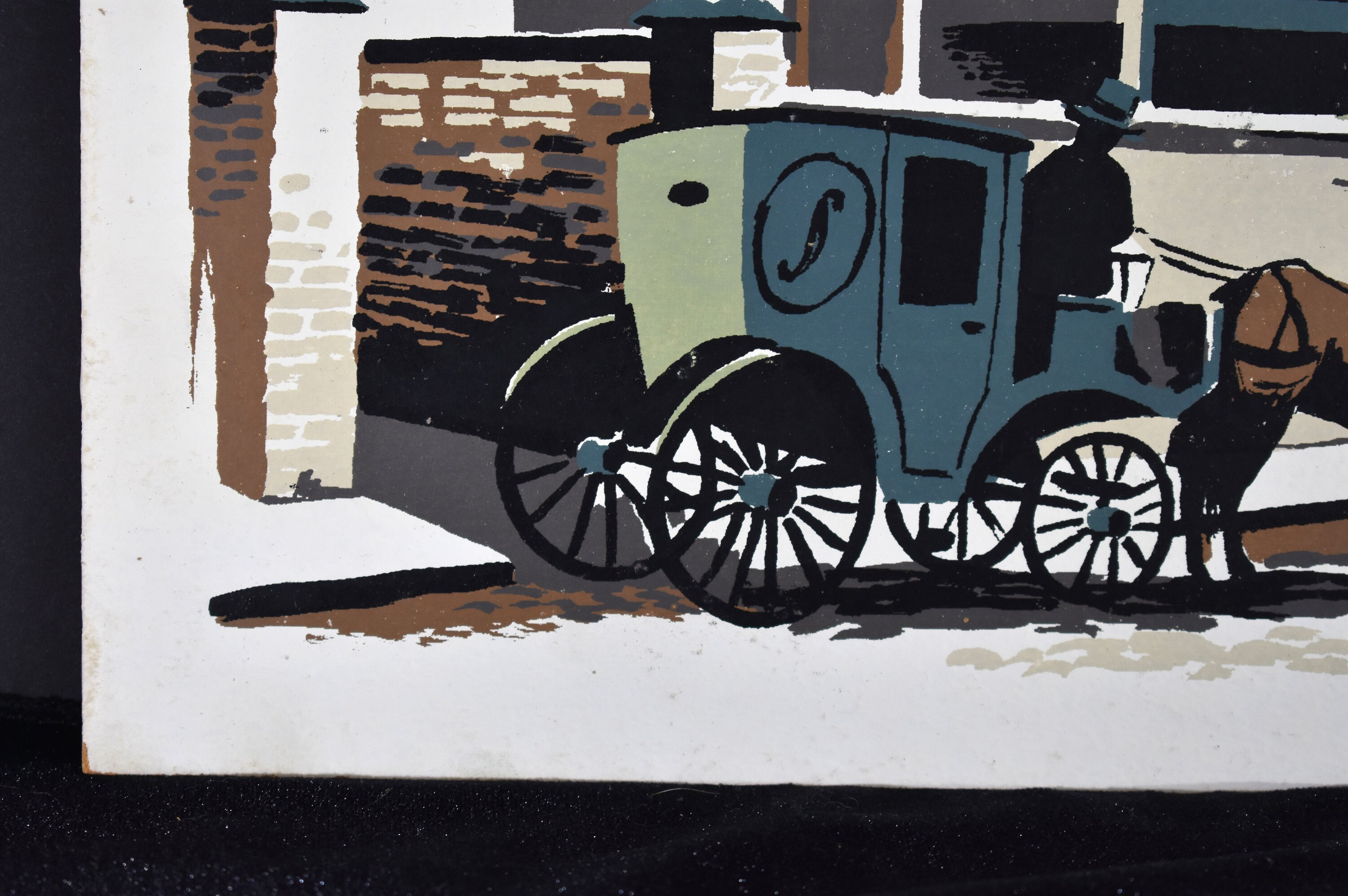 Mid Century Limited Edition Mark Coomer Serigraph St.charles | Etsy