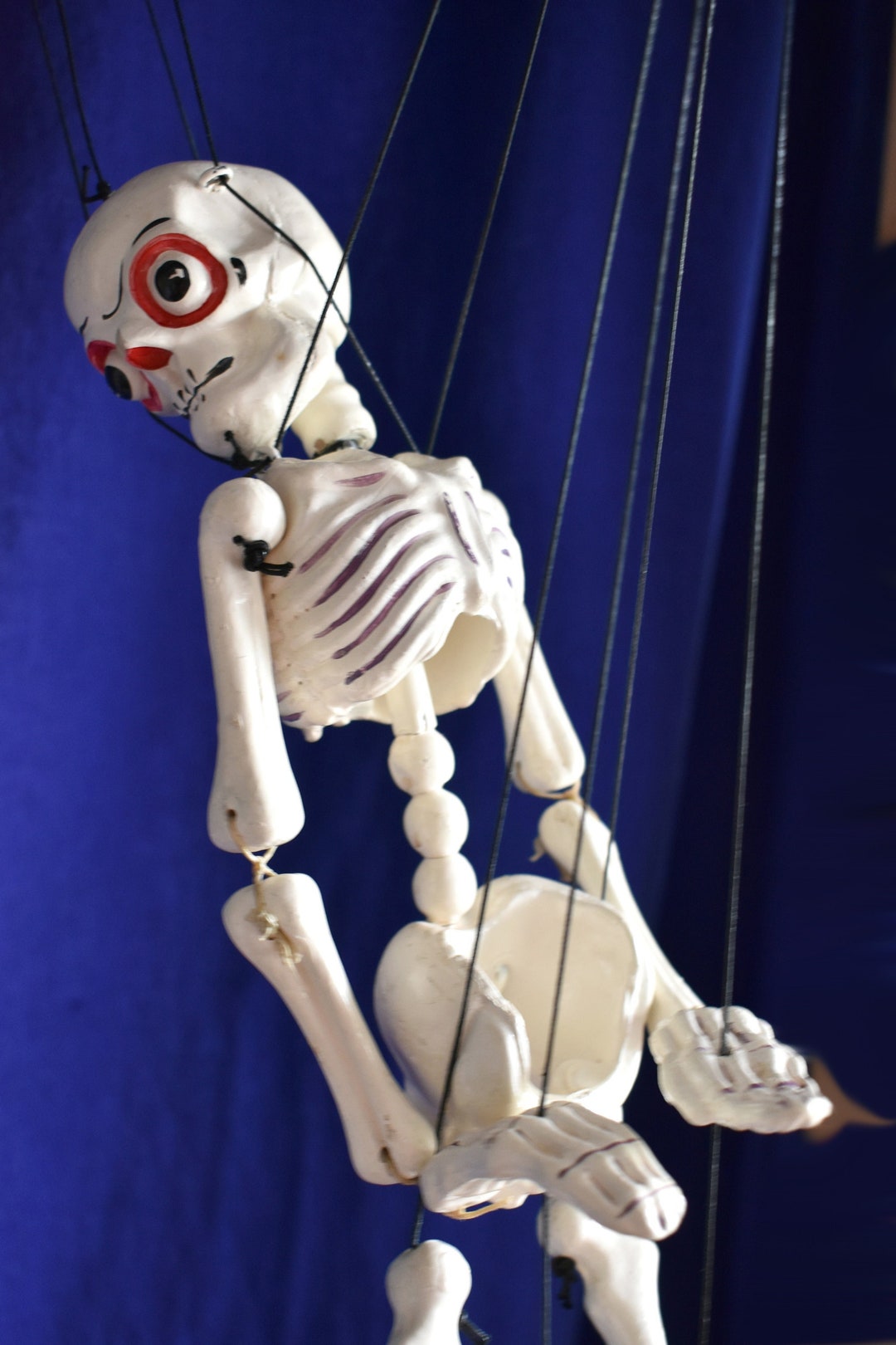 Vintage Pelham Skeleton String Puppet Marionette Original Box, Free ...