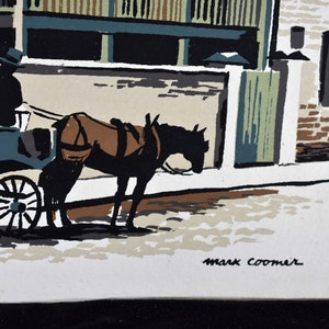 Mid Century Limited Edition Mark Coomer Serigraph St.charles Street ...