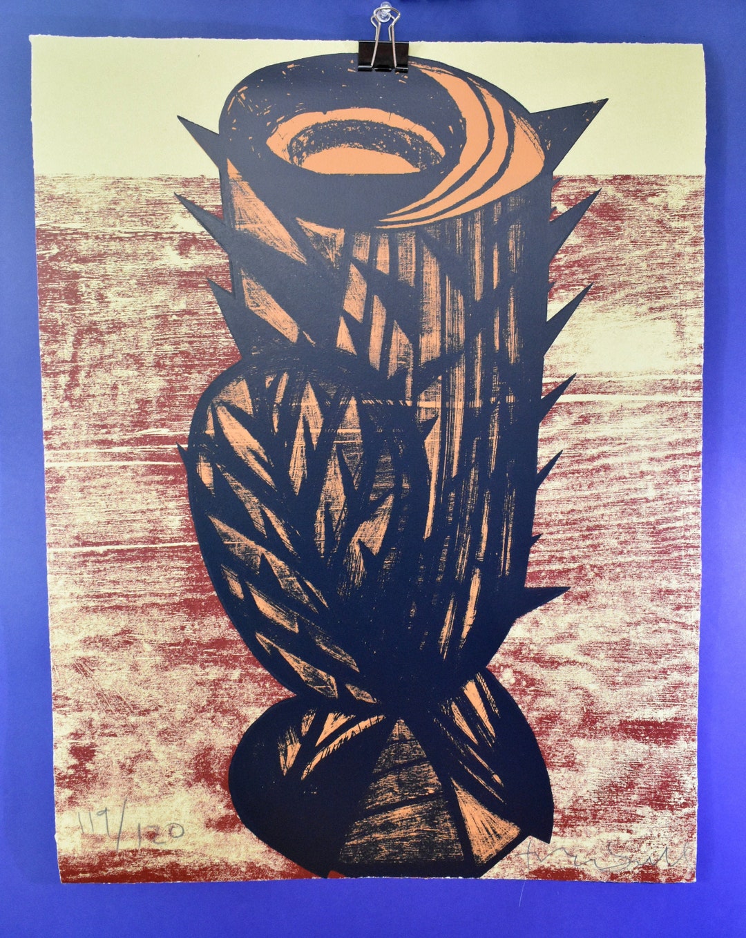 Gorgeous Signed and Numbered Mexican Roberto Turnbull Artist Serigraph ...