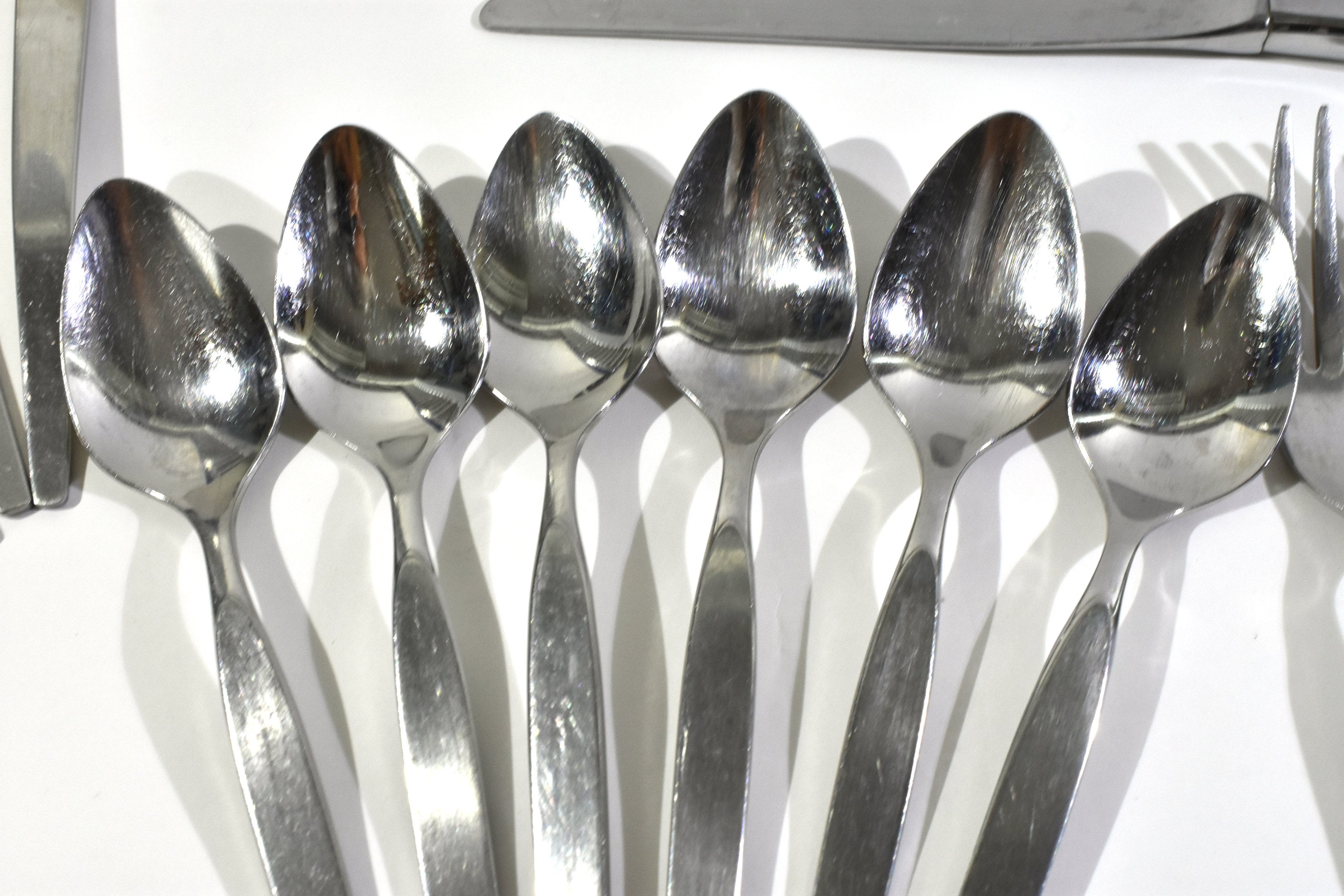 Vintage 40 Pcs Set of Discontinued Oneida Community Stainless Satinique ...