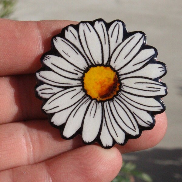 Daisy Magnet - Etsy