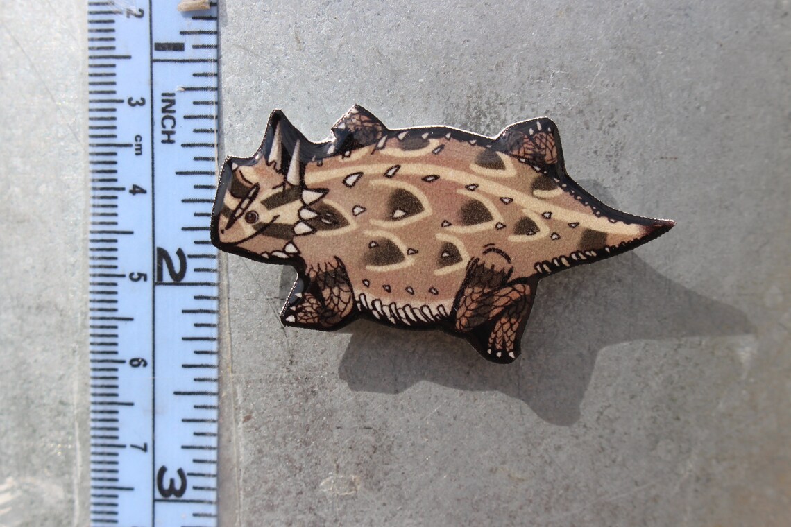 Horny Toad Magnet: Gift for Lizard Lover Vet Tech - Etsy