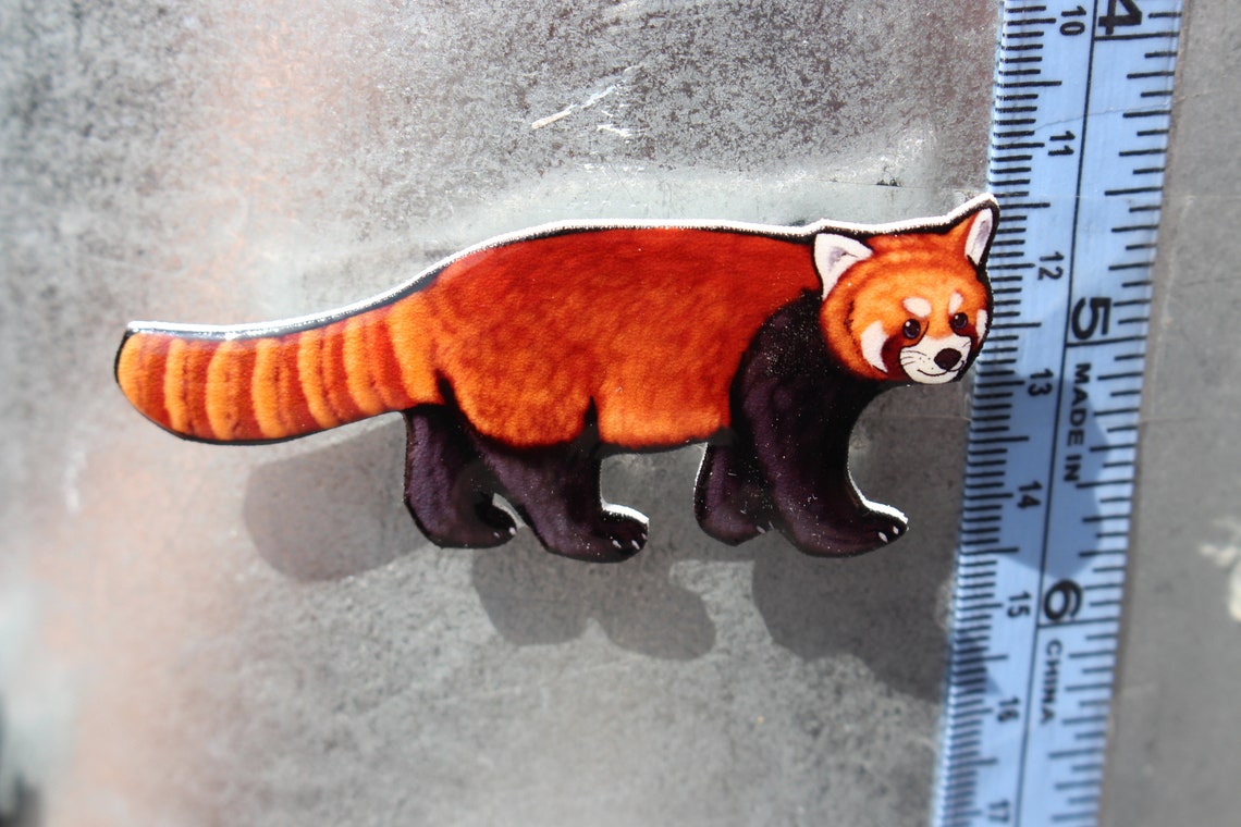 Red Panda Magnet: Gift for Red Panda Lovers Chinese Animal | Etsy