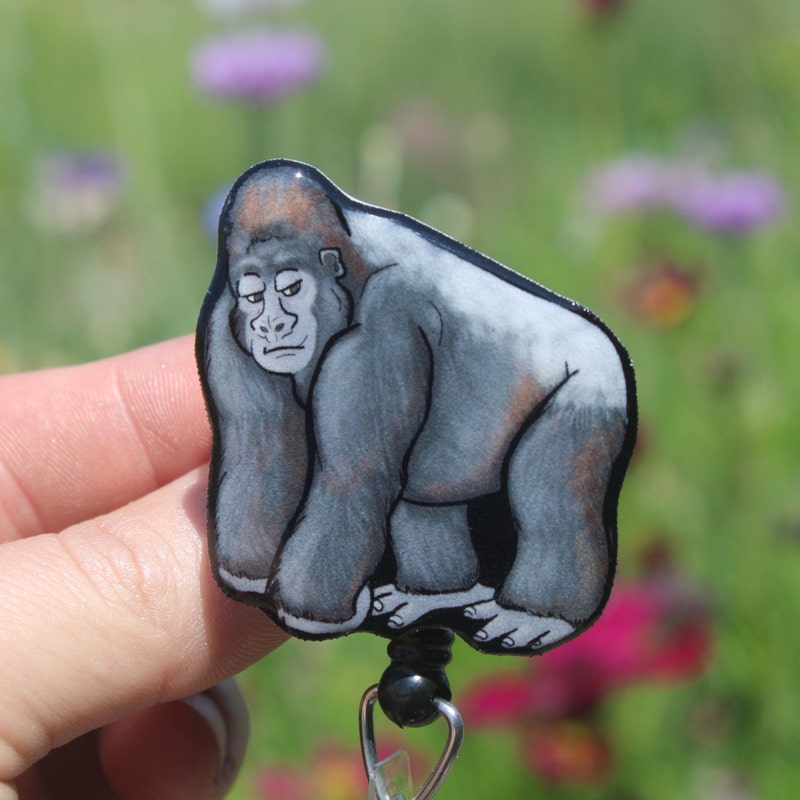 Gorilla Keychain - Etsy