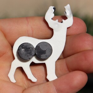 Mule Deer Magnet: Gift for Deer Lover or Hunter Woodland Prairie Animal ...