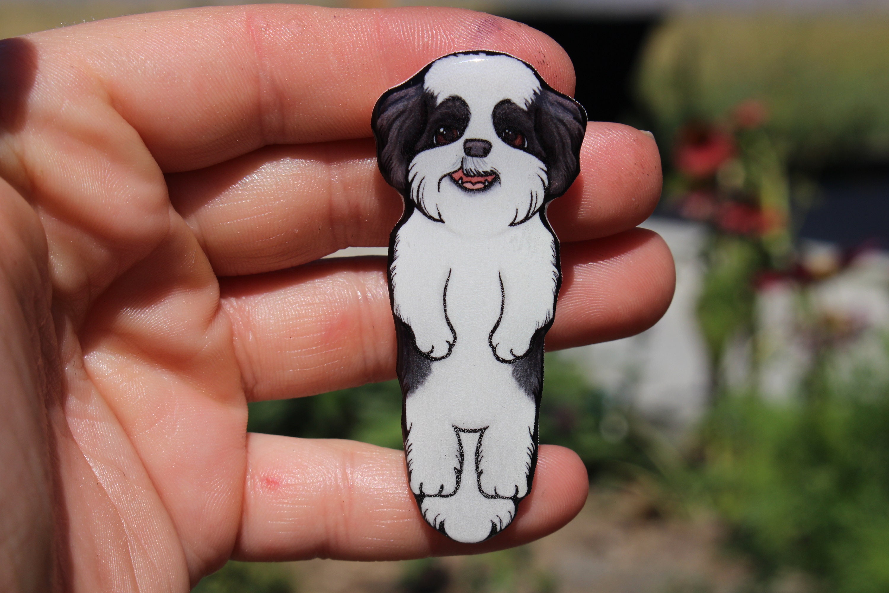 Shih Tzu Magnet: Gift for dog lovers teachers vet techs or | Etsy