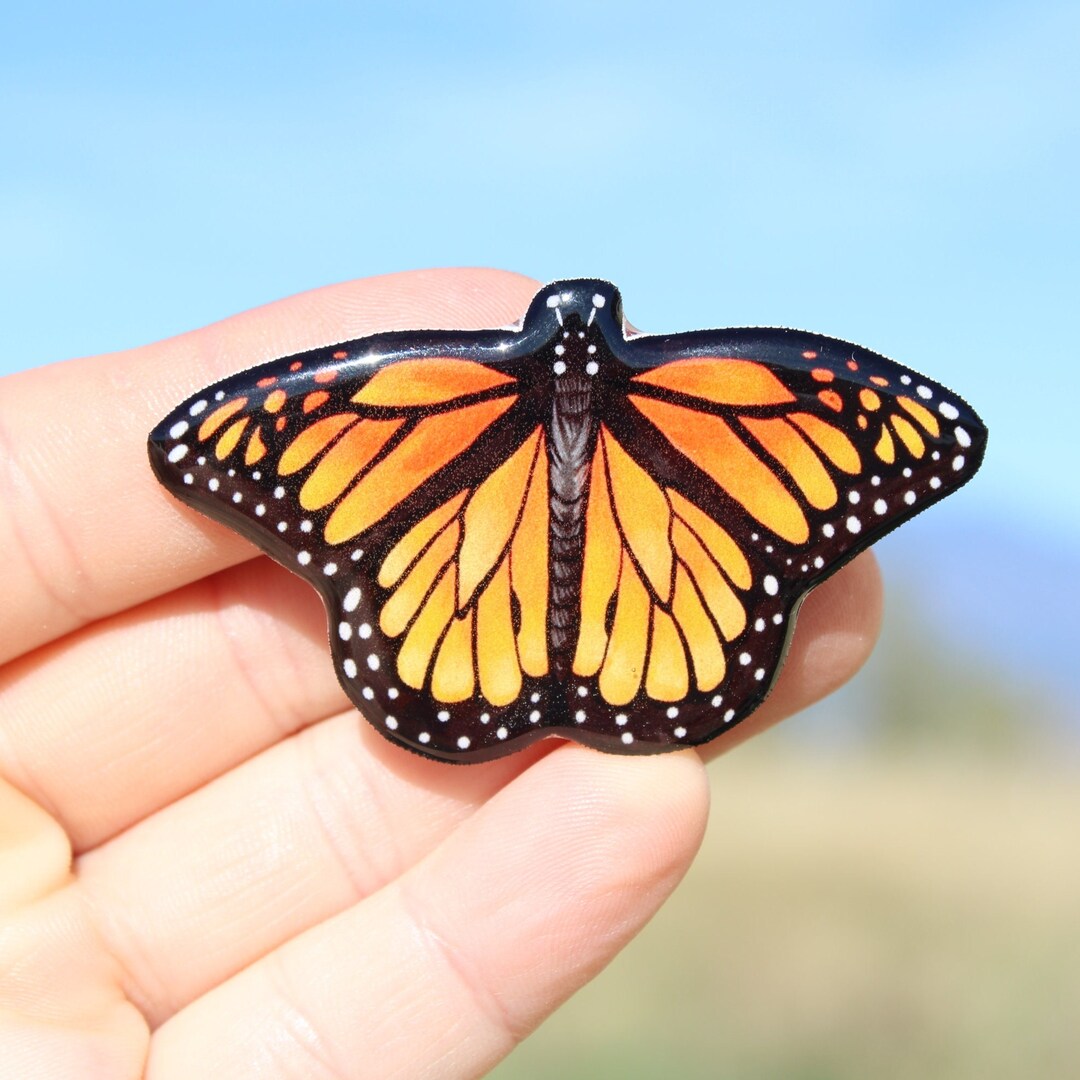 Butterfly Monarch Magnet: Gift for Bug Lover, Gardener, Zookeeper, Vet ...